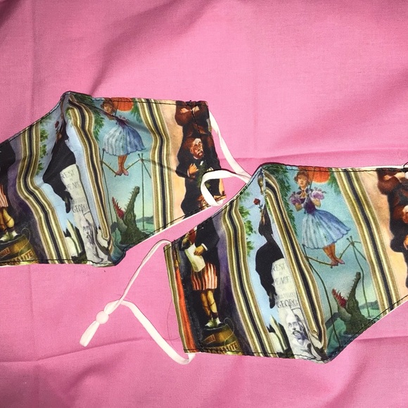 Accessories | Set Of 2 Haunted Mansion Themed Face Masks | Poshmark